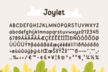 A Playful Kids Handwriting Font - Joylet - Font Kingdom