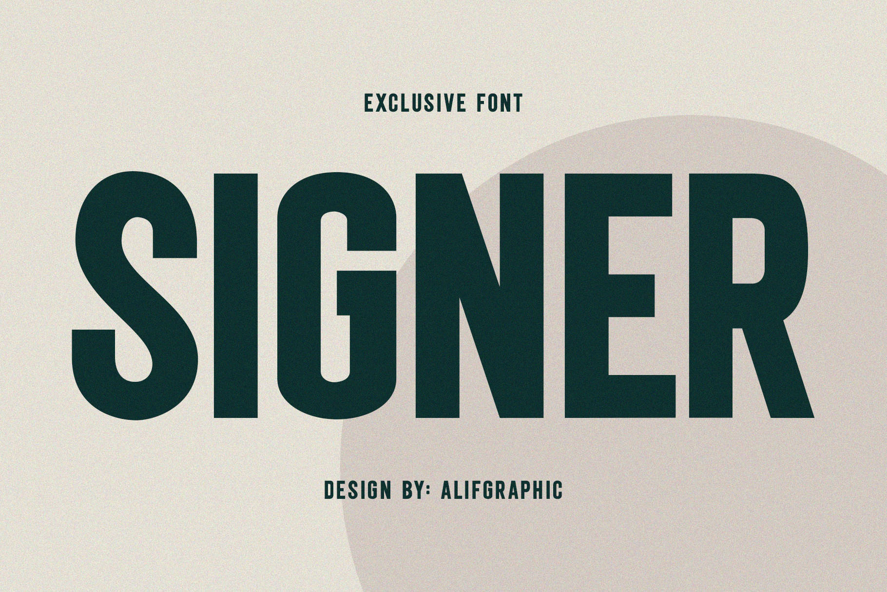 Signer Modern Sans Serif Font - Font Kingdom